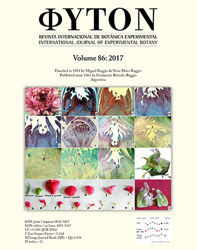 PHYTON INTERNATIONAL JOURNAL OF EXPERIMENTAL BOTANY - REVISTA ...